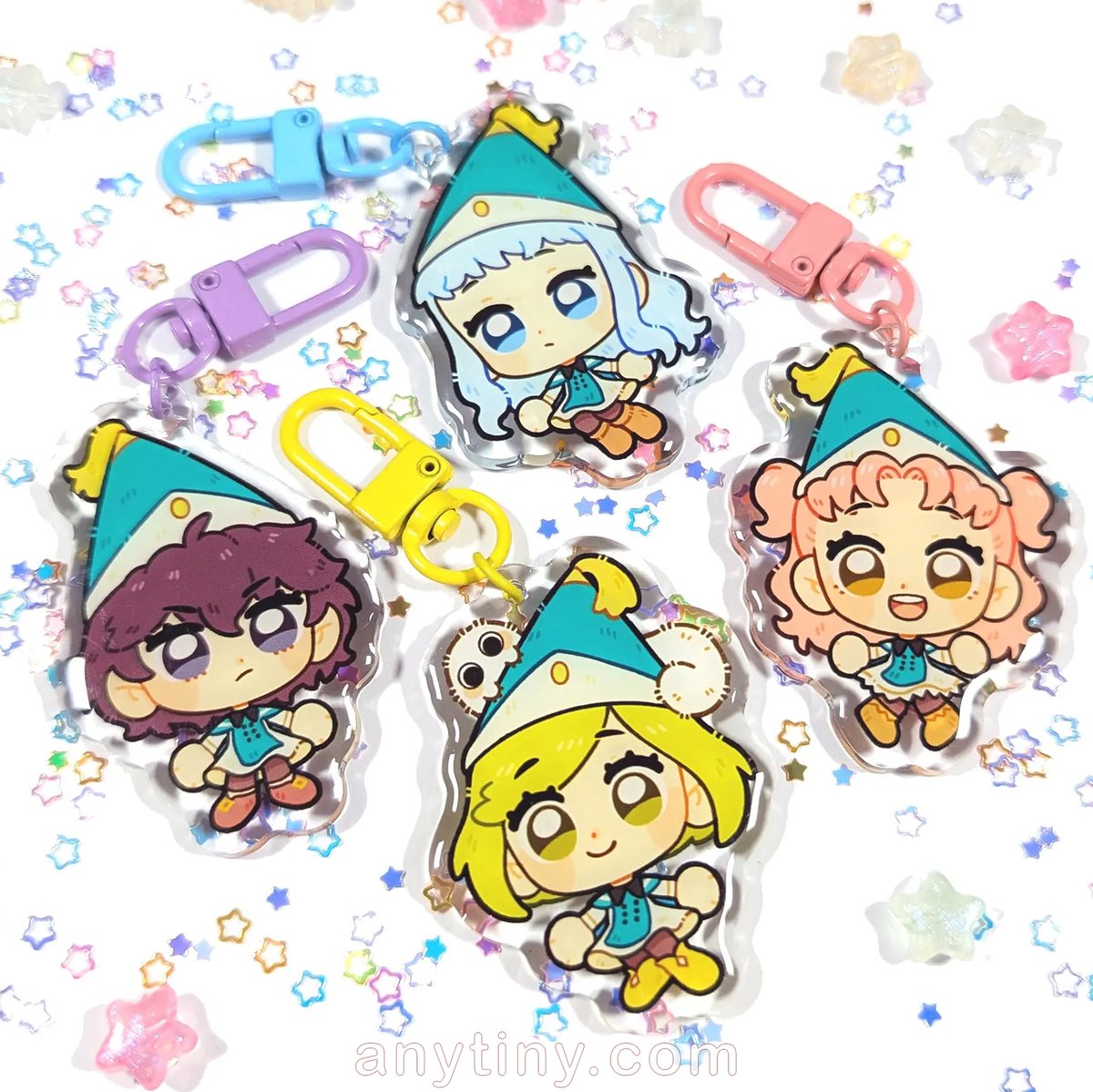 Witch Hat Atelier Keychain! Coco, Tetia, Richeh and Agott | anytiny