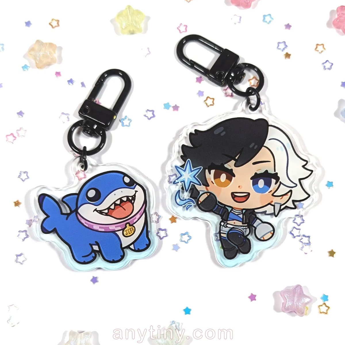 Marvel Rivals Keychains! Luna Snow and Jeff, all characters coming soon ...