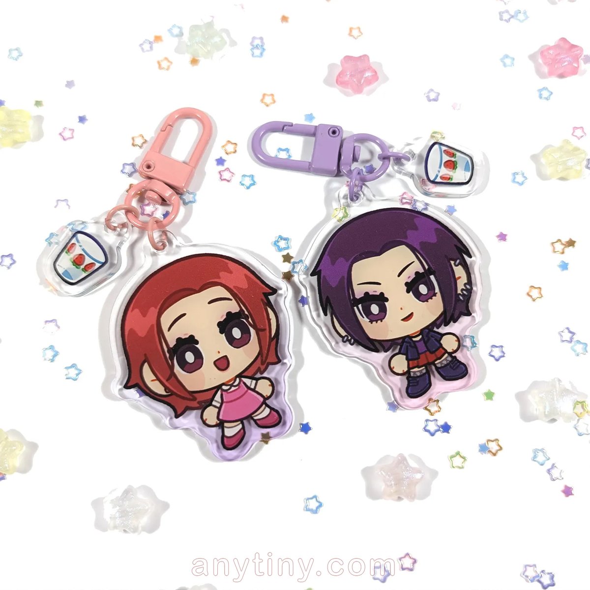 Nana and Hachi keychain! | anytiny