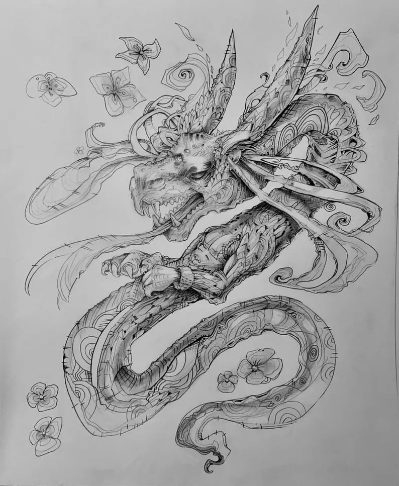 Emerald Crystal Dragon | Tim Lord Art
