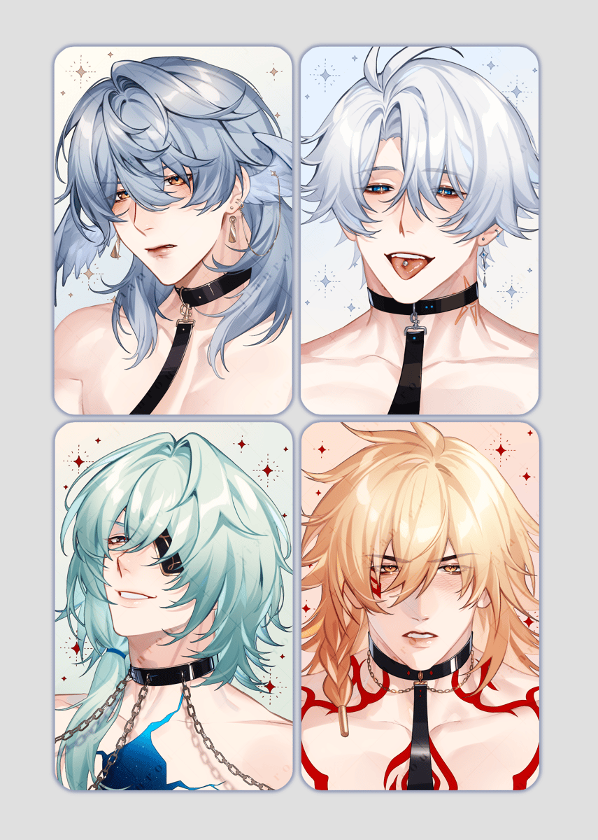 Photocards Genshin & HSR Leash Series | jianrou