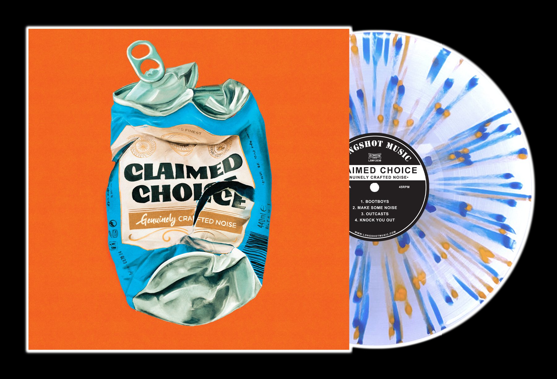 CLAIMED CHOICE 'Genuinely Crafted Noise' 12" MLP | LONGSHOT MUSIC