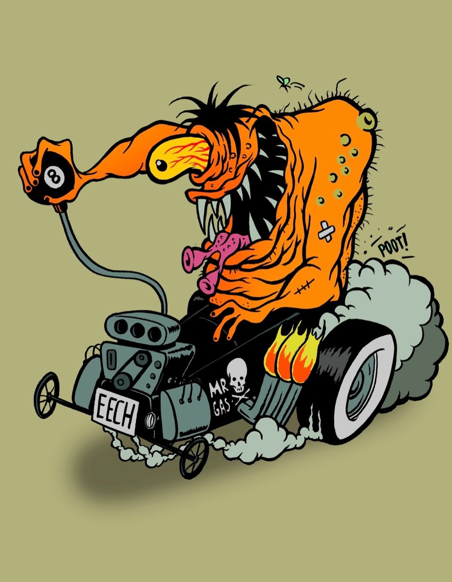 NEW! Mr Gas X - signed print | TOXICTOONS