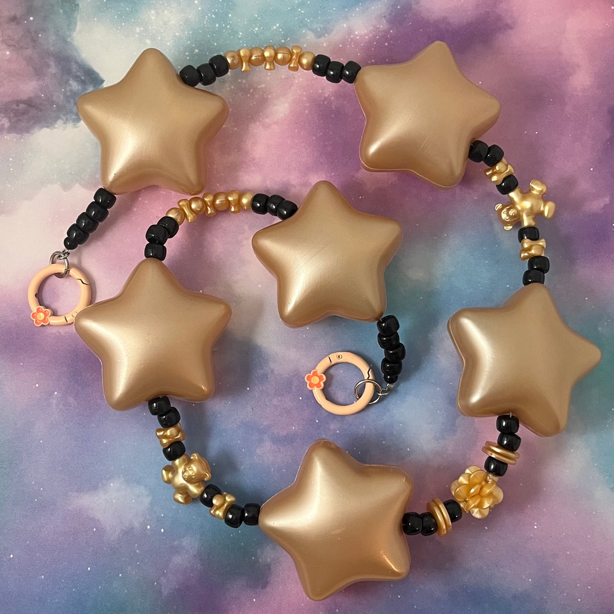 Star Kandi Belt Chain Accessory Wallet Chain | LittleCraftiesStore