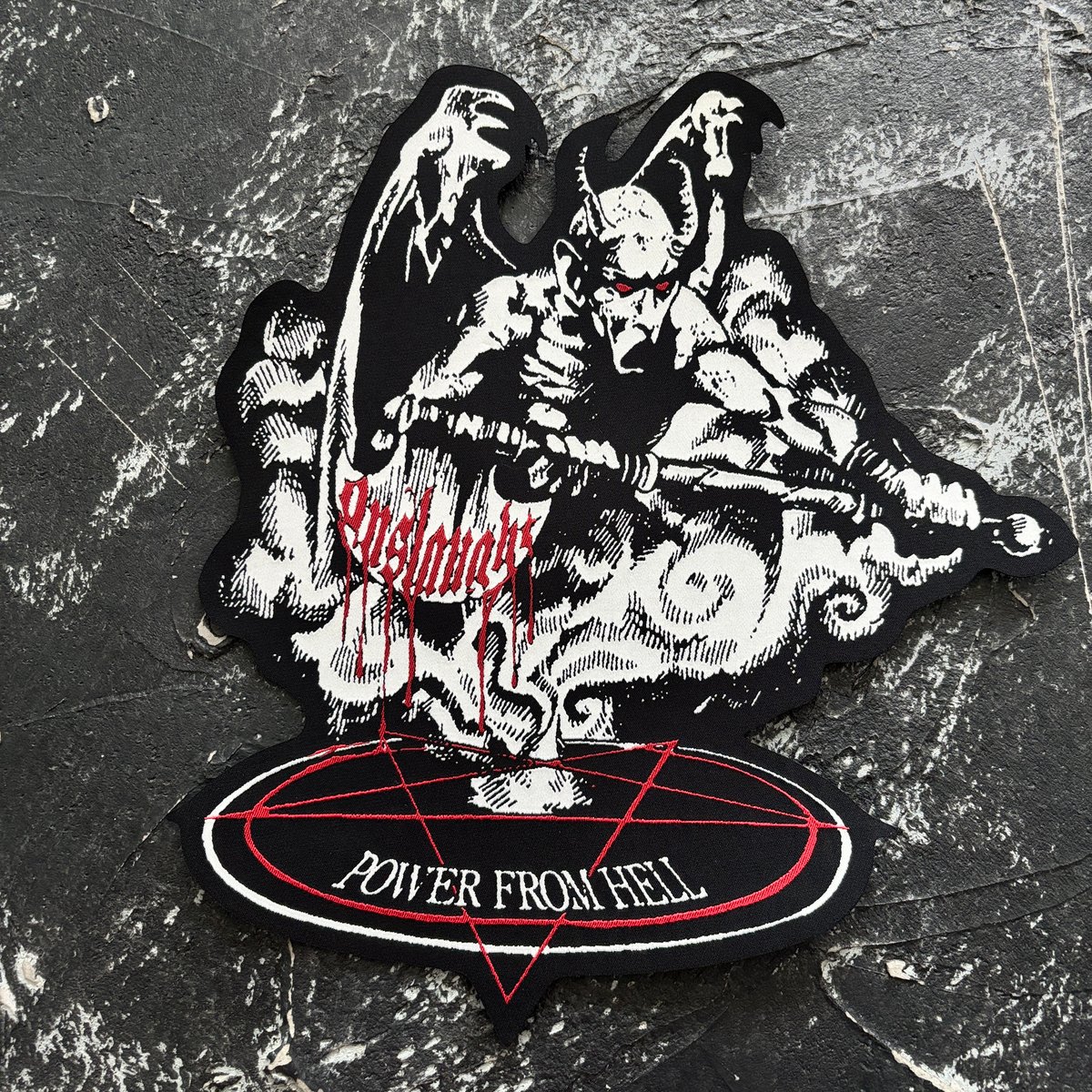 ONSLAUGHT - POWER FROM HELL MINI BACKPATCH | bhmoxm666