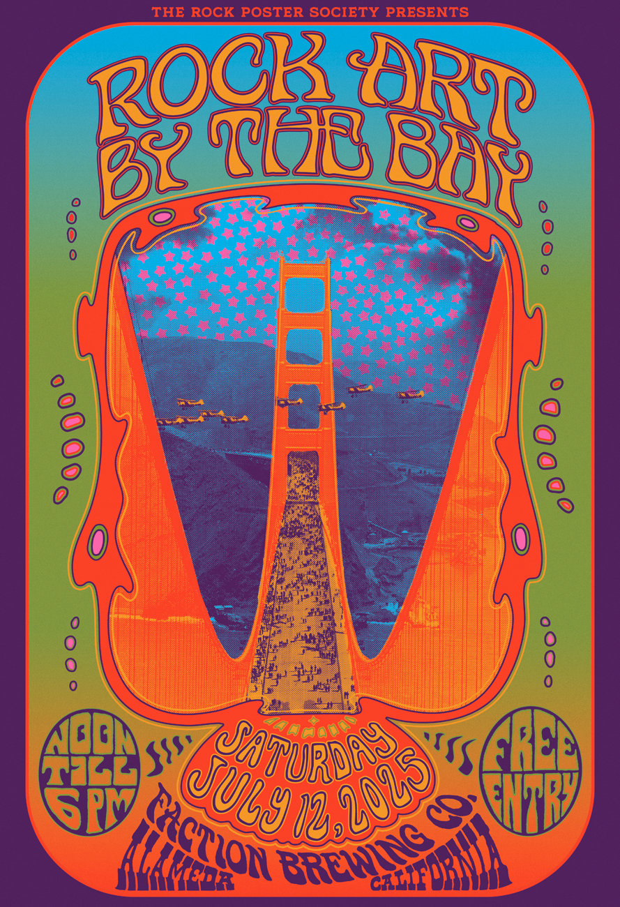 Rock Art By The Bay Poster | Fez Moreno