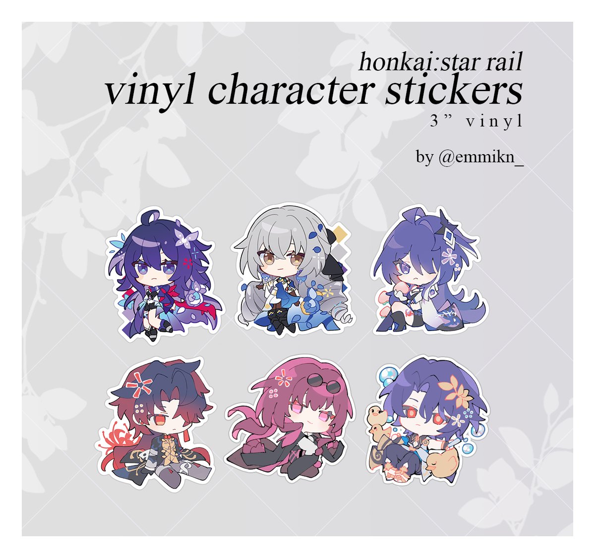 [hsr] vinyl sticker 3" | Ryethe