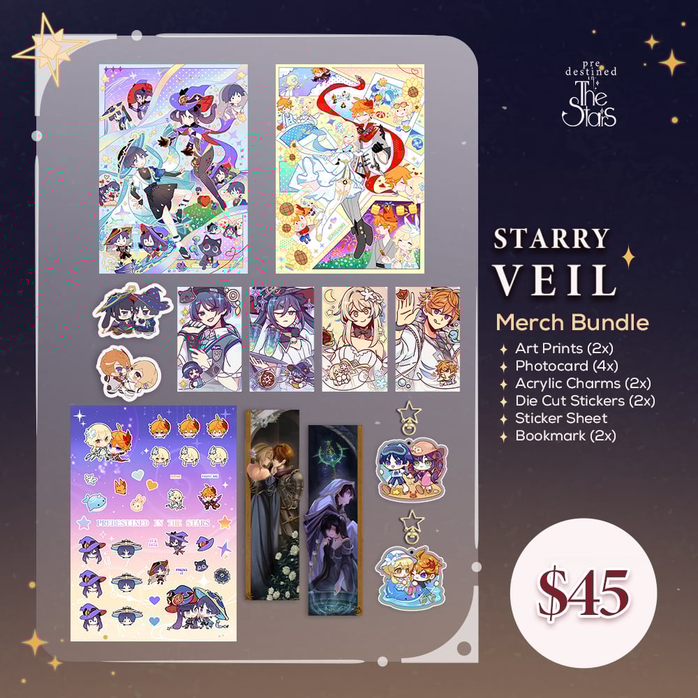 STARRY VEIL | Merch Bundle | Predestined in the Stars Zine