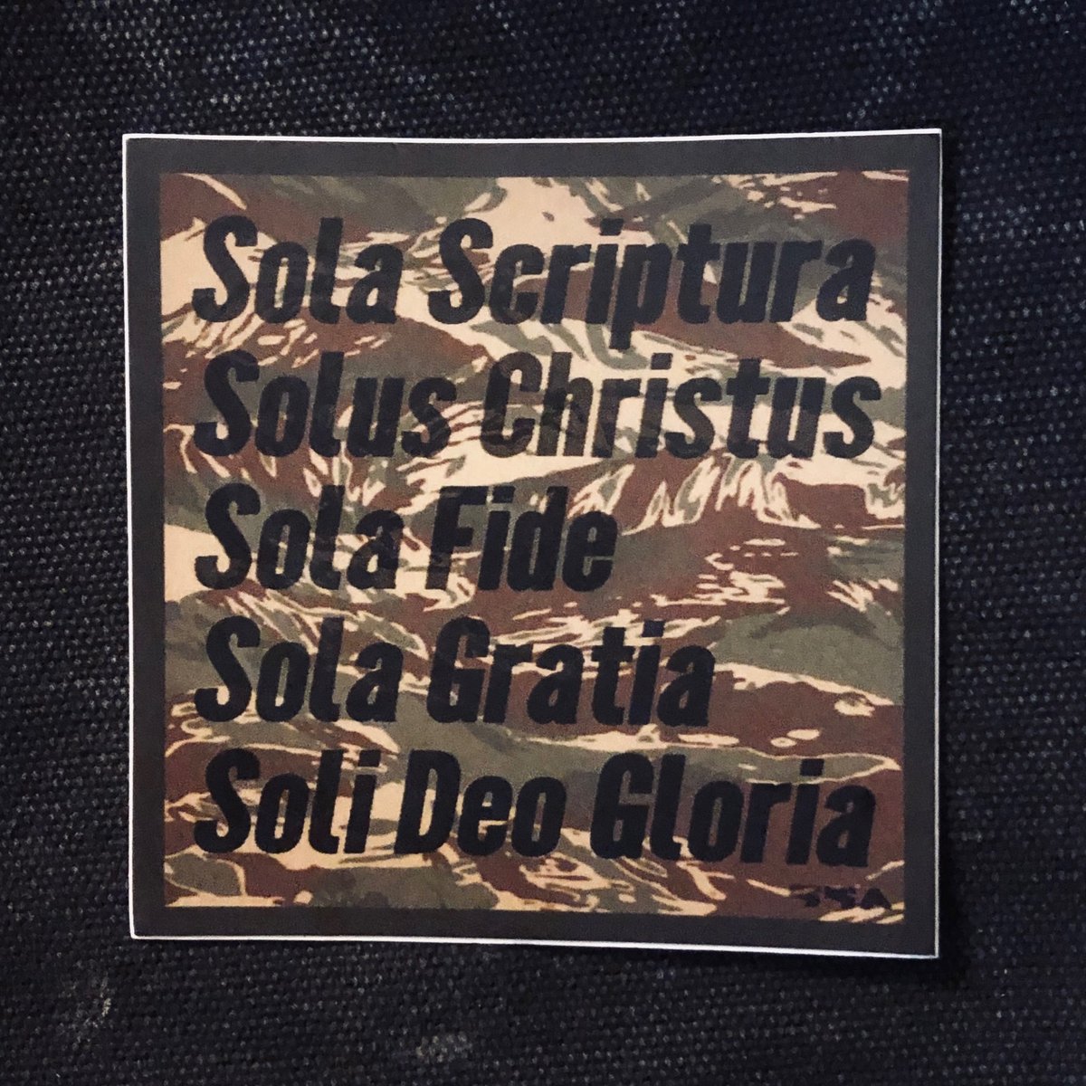 5 SOLAS STICKER | STAND STRONG ART