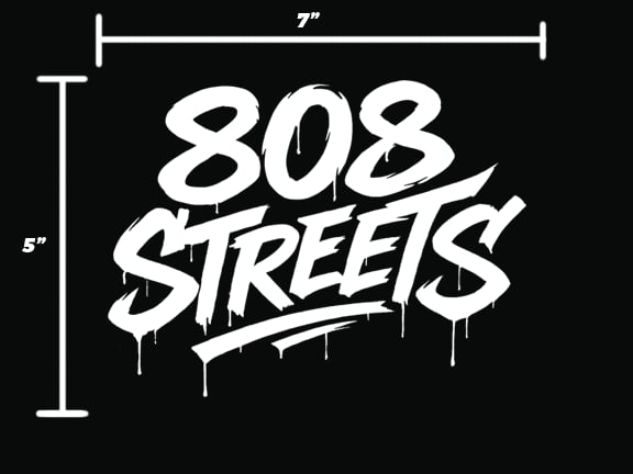 808 Streets New 2025 Logo *Dripped* | 808.Streets