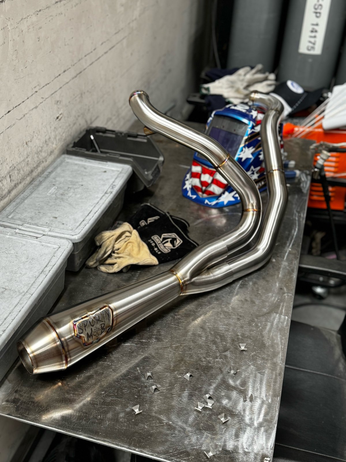 Sporty Mob x SPC collab exhaust | SPORTY MOB