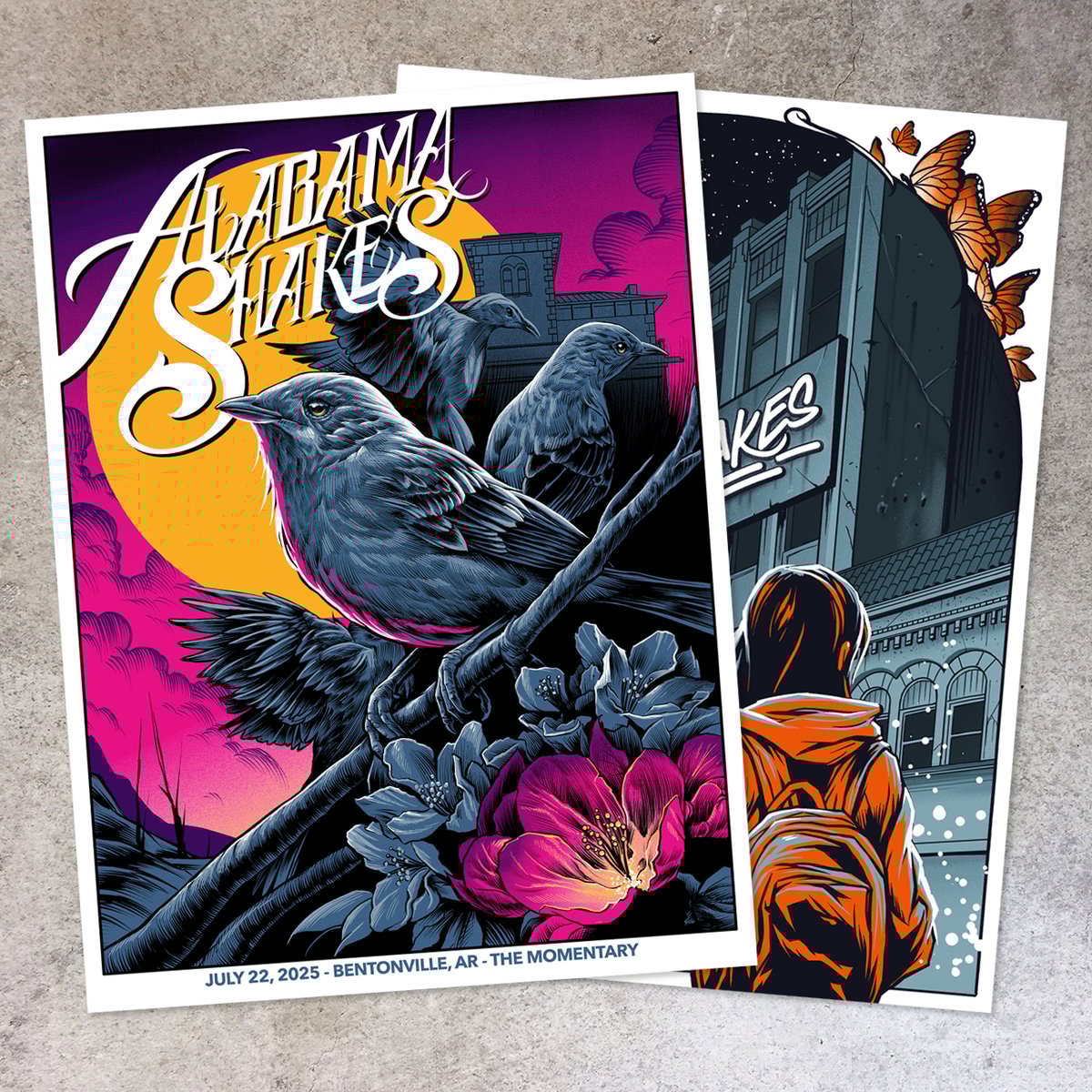 F4D Studios — Alabama Shakes Bentonville & Birmingham Posters