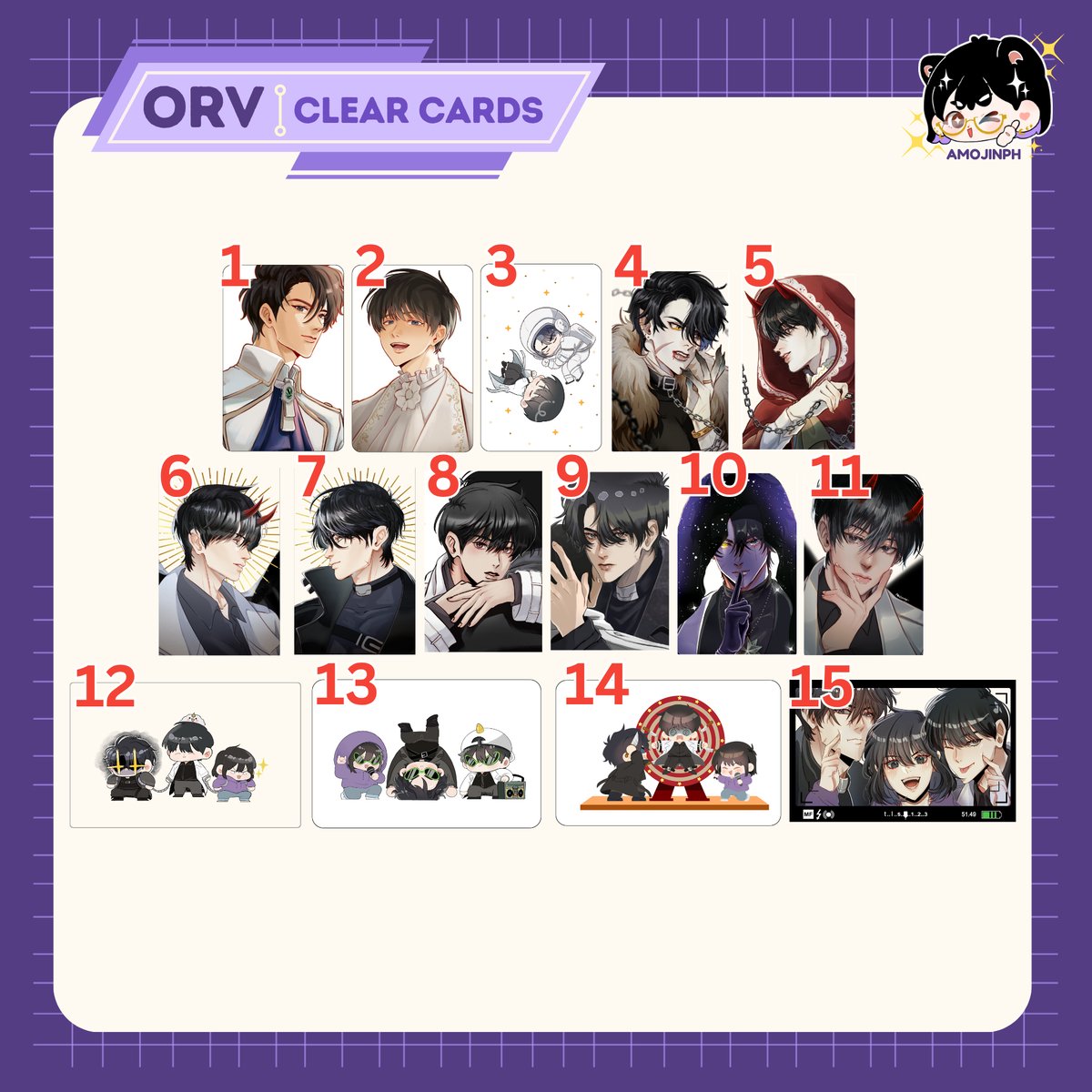 Clear Cards | Amojinph