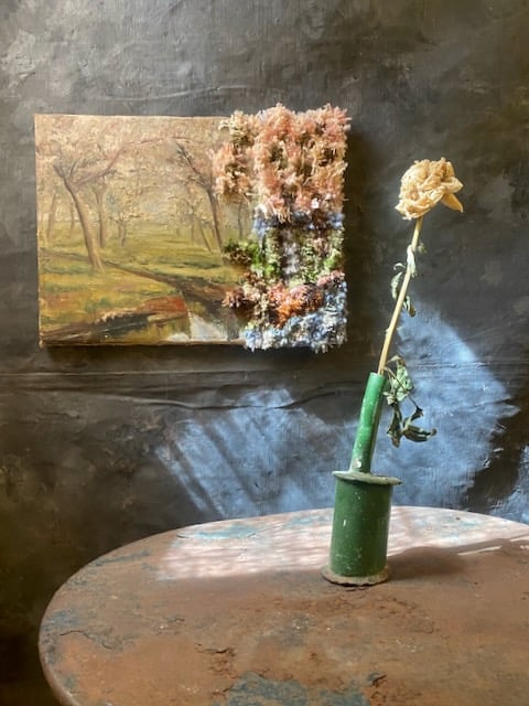 Swarm | altered perspective painting - cherry blossom