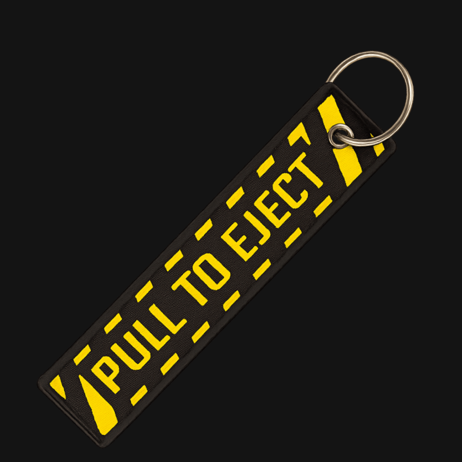 Pilotlocker Pull to Eject Tag | Pilot Locker