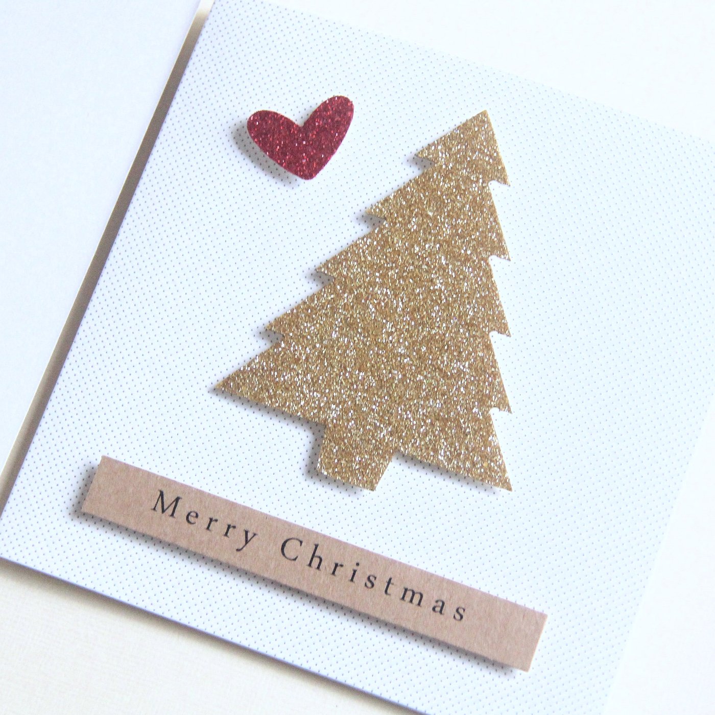 Handmade Merry Christmas Card. Luxury Christmas Card. | the little card ...