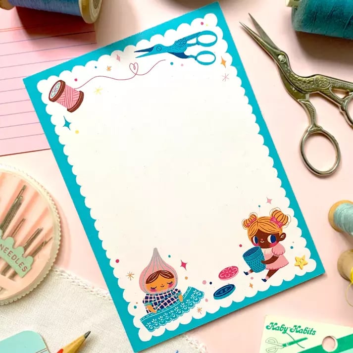 Craft Cuties Notepad | The Crafty Squirrel