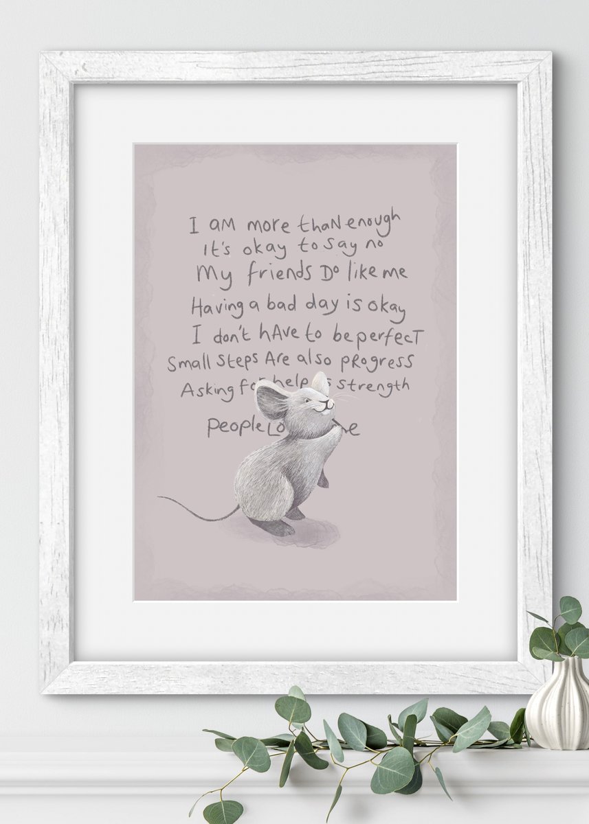 ‘I Am More Than Enough’ Print | Paper Panda