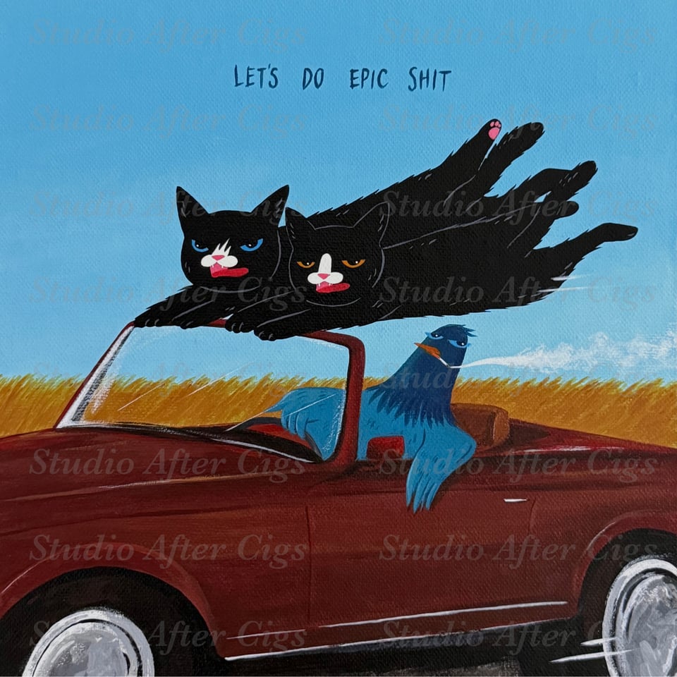 Limited Canvas Print | Studio After Cigs