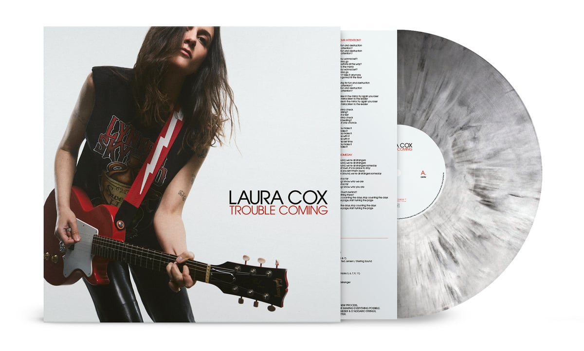 Trouble Coming - Ltd Edition Marble Black/White Vinyl - Signed Copy ...