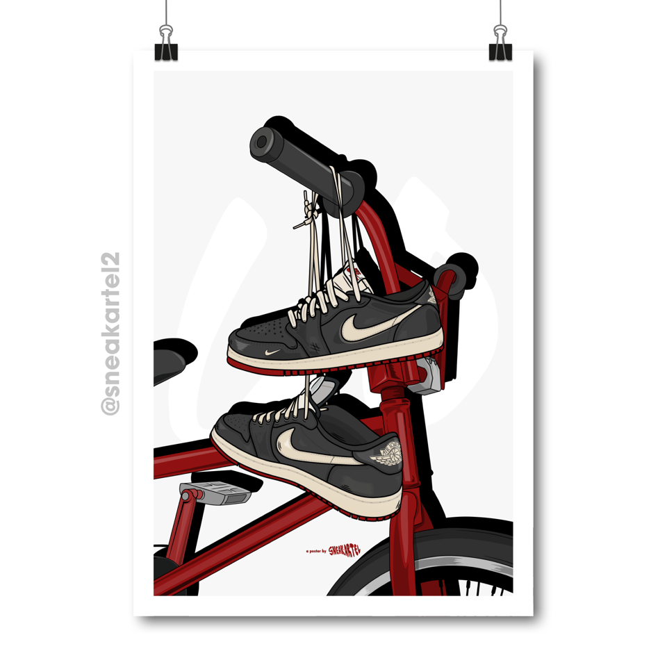 Sneaker Poster Dunk SB Low X April Skateboards | sneak.art.el