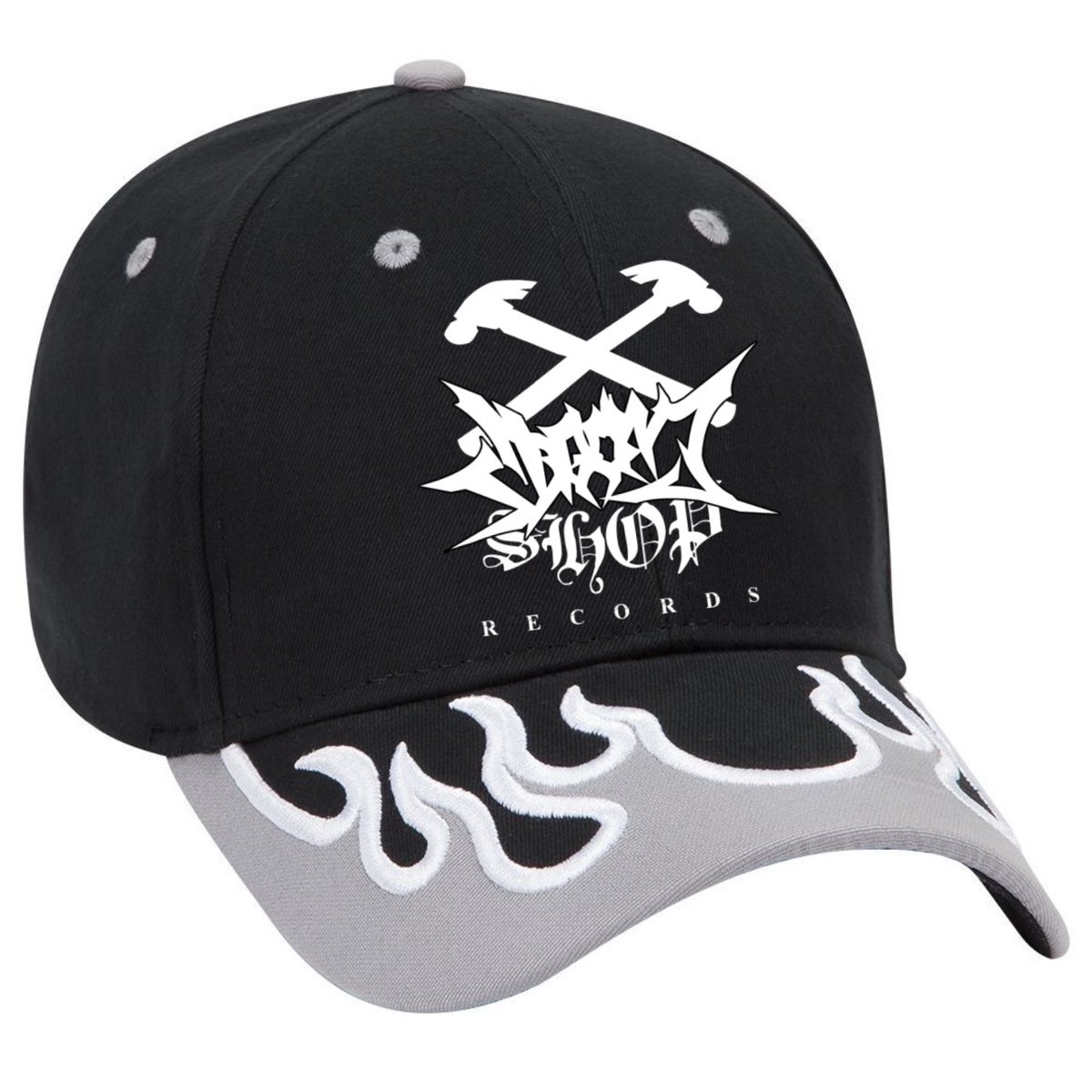 Flame Strapback hat LOGO | DOOMSHOP RECORDS