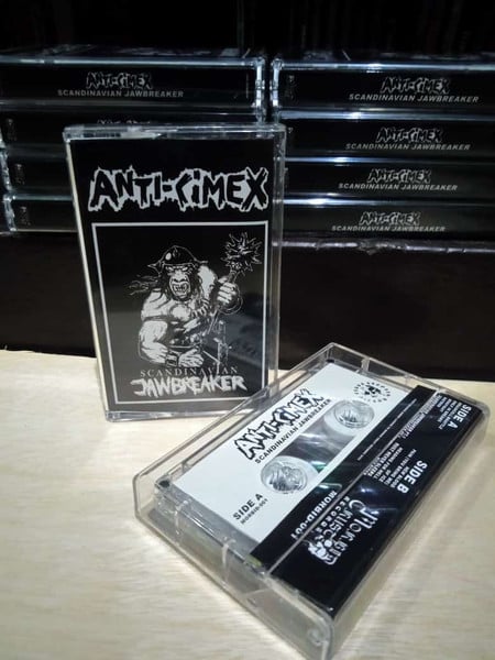 Anti Cimex – "Scandinavian Jawbreaker" cassette | velted regnub mailorder