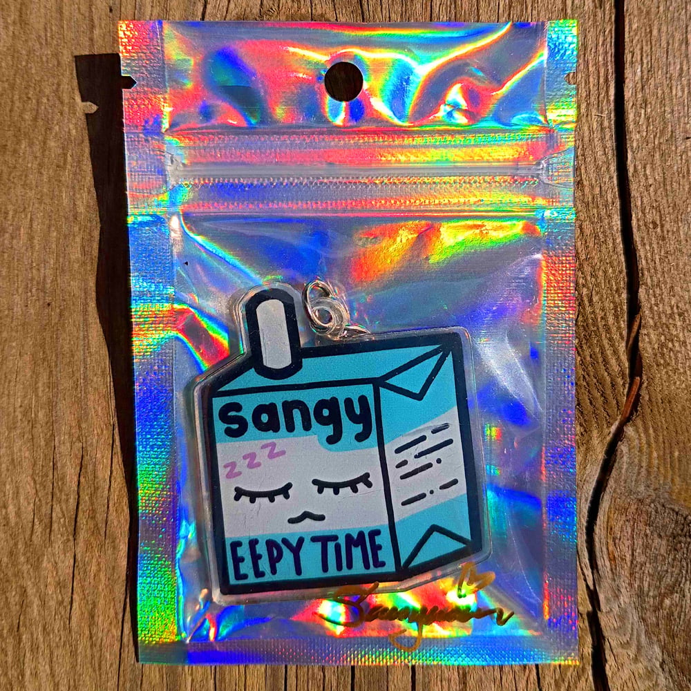Eepy Time Juicebox Acrylic Keychain (Autographed) | Sanguine VA