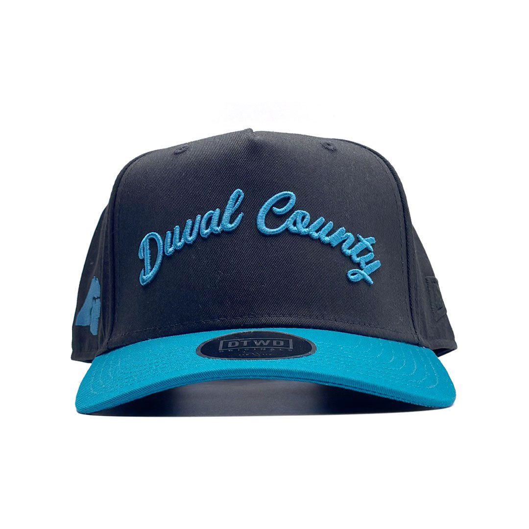 DTWD | Duval County - Black and Teal - Snapback
