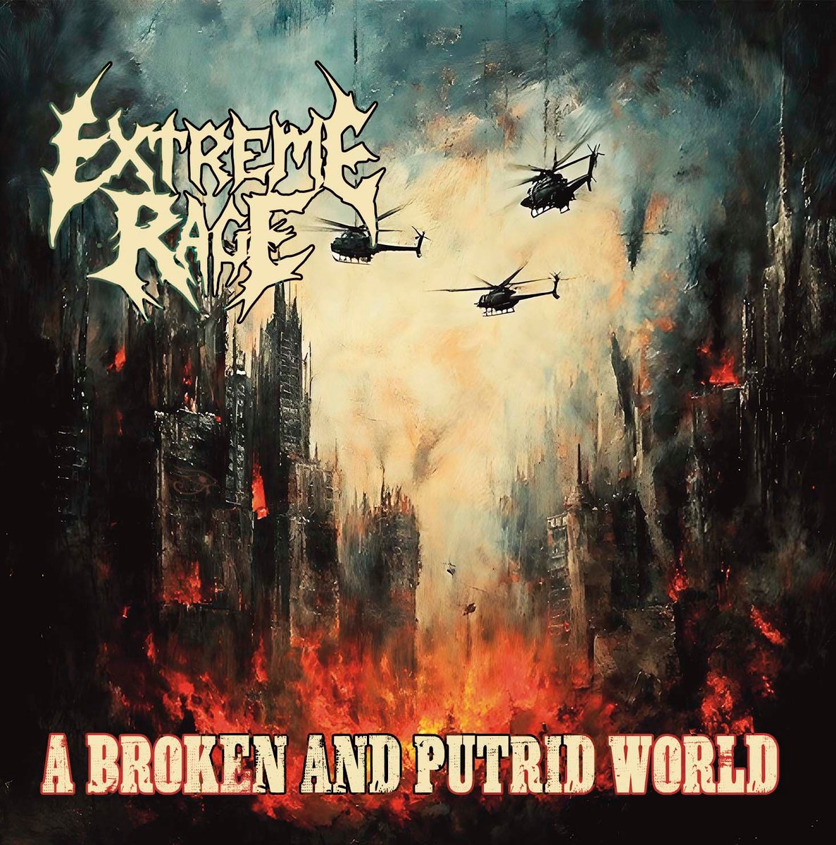American Line Prods Store — EXTREME RAG3 "A brok3n & putrid world" CD