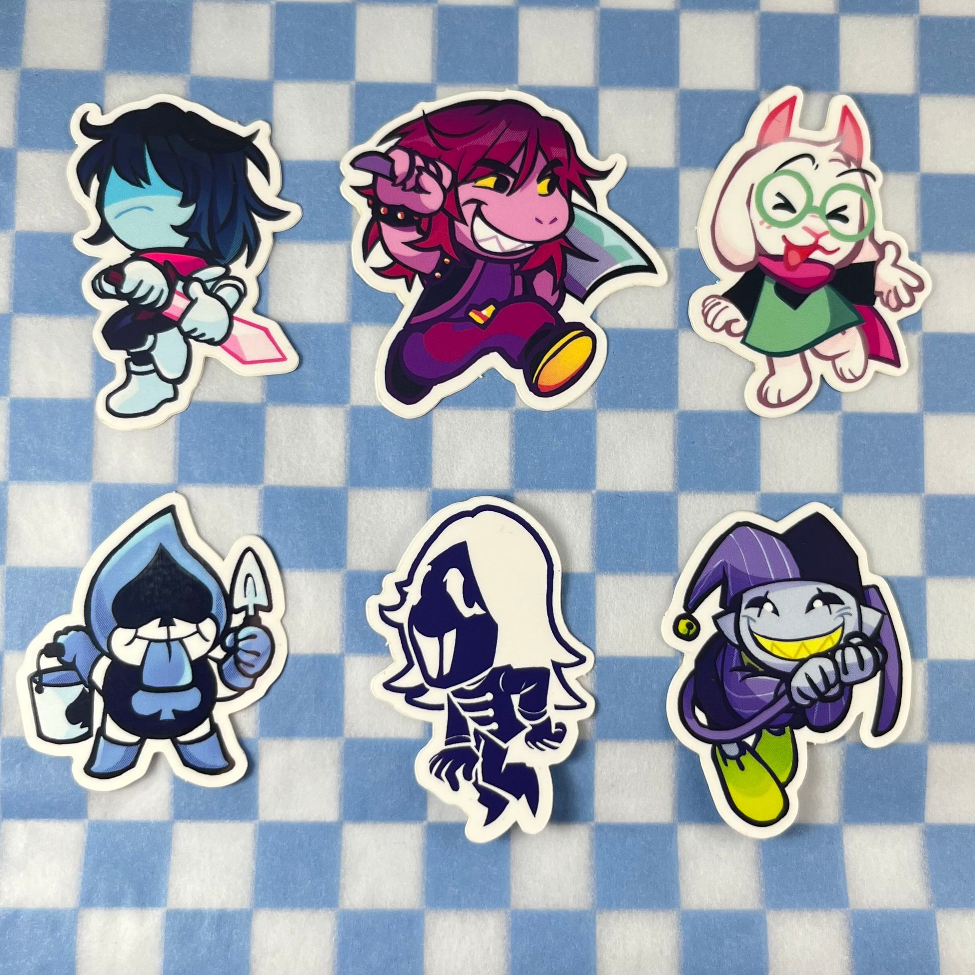 Deltarune Chapter 1 - 2" Stickers | BlueteaArt