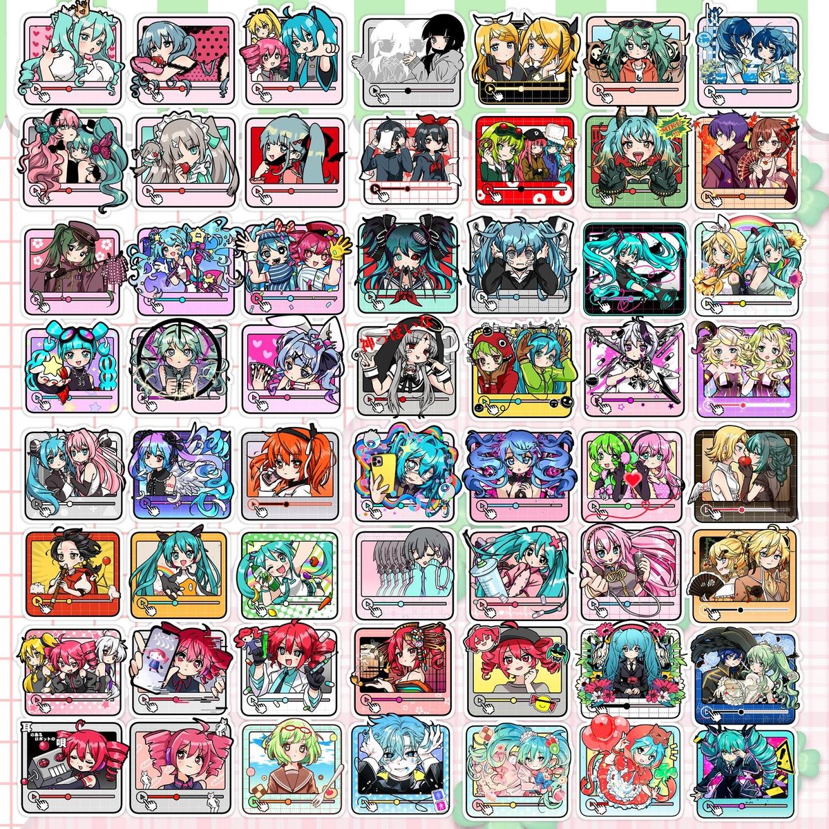 PREORDER Vocaloid Music Player 3" Keychain Charms | BabylonHolic
