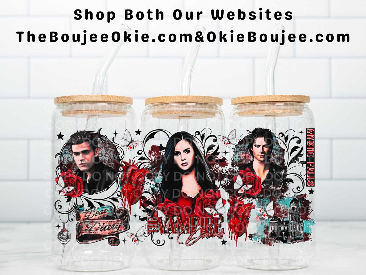 Vampire Diaries Uv Dtf Wrap W0717 | Okie Boujee