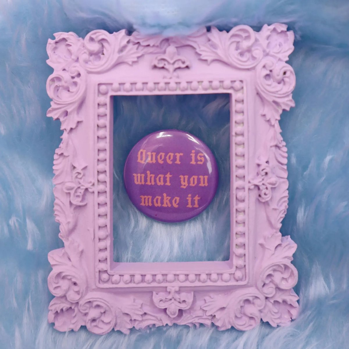 Queer Is What You Make It Button Badge | Abprallen