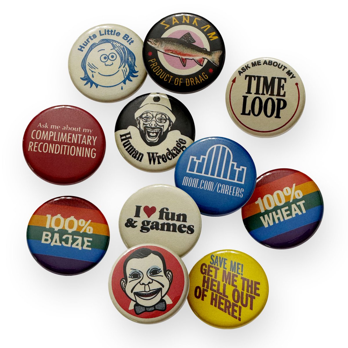 DRAAG Buttons | Humbug Stuff