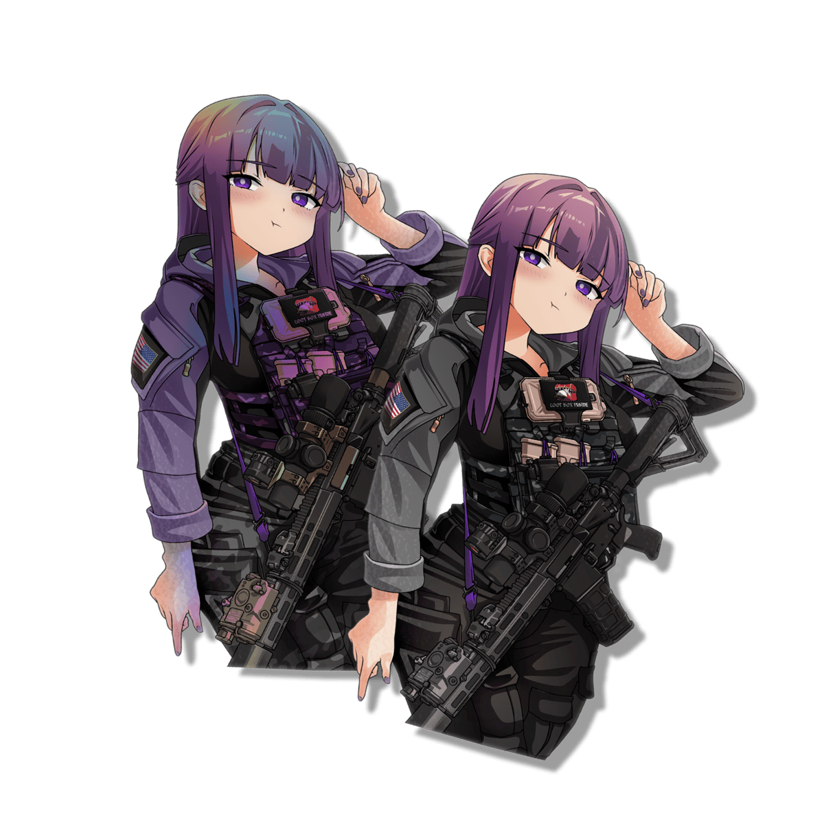 Tactical Fern Sticker | Hellsent