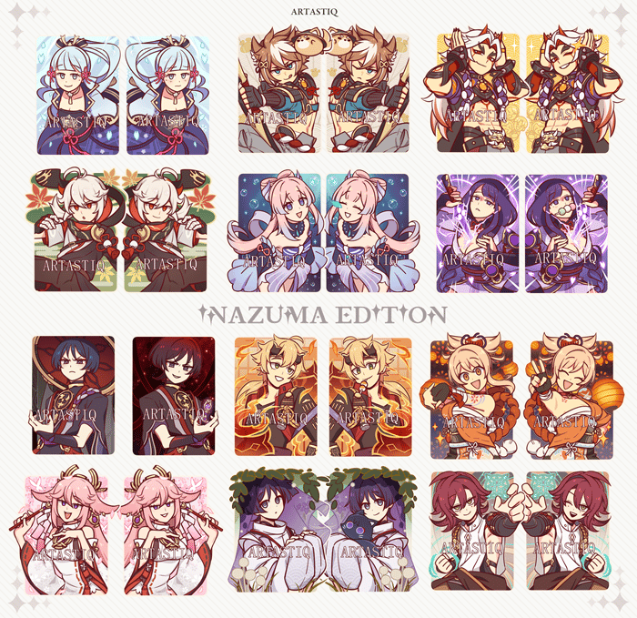 Genshin Charms - Inazuma Edition | Artastiq