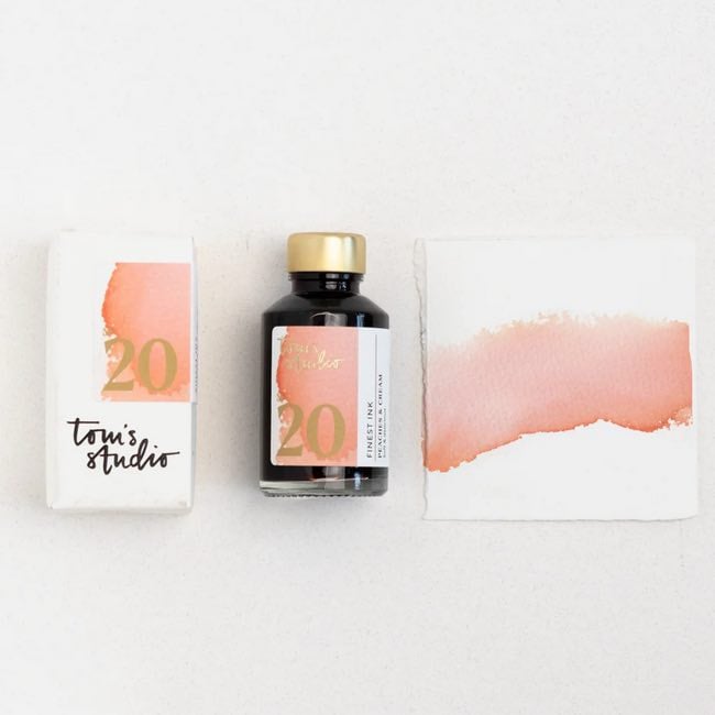 Tom's Studio - Fountain Pen Ink 20 (Peaches and Cream) | Silverpoint ...