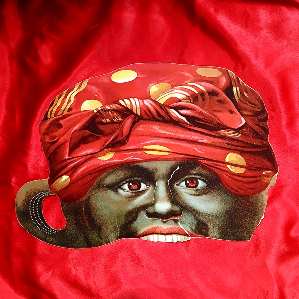 Blackface Moorish Fortune Teller - Dennison Lithographed Handle Paper ...
