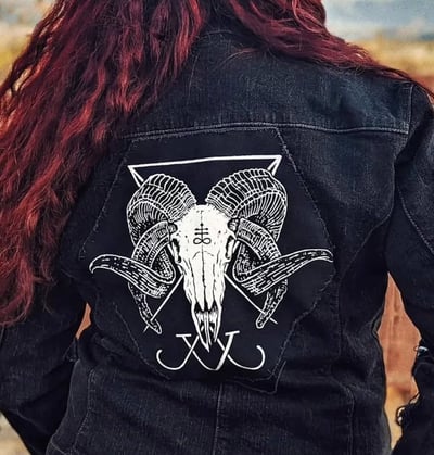 Leviathan Ram Skull Backpatch | Oakthorn Studios
