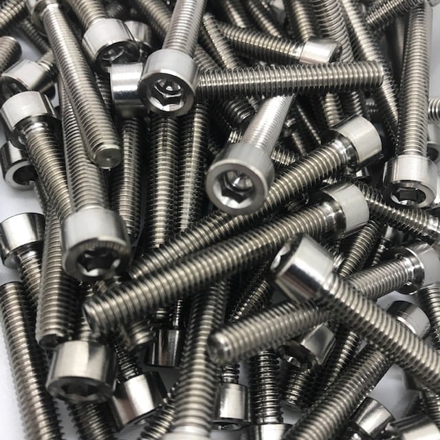 #585 - 6mm x 1.0mm x 35mm Allen Ti Bolt. | FLASHshop