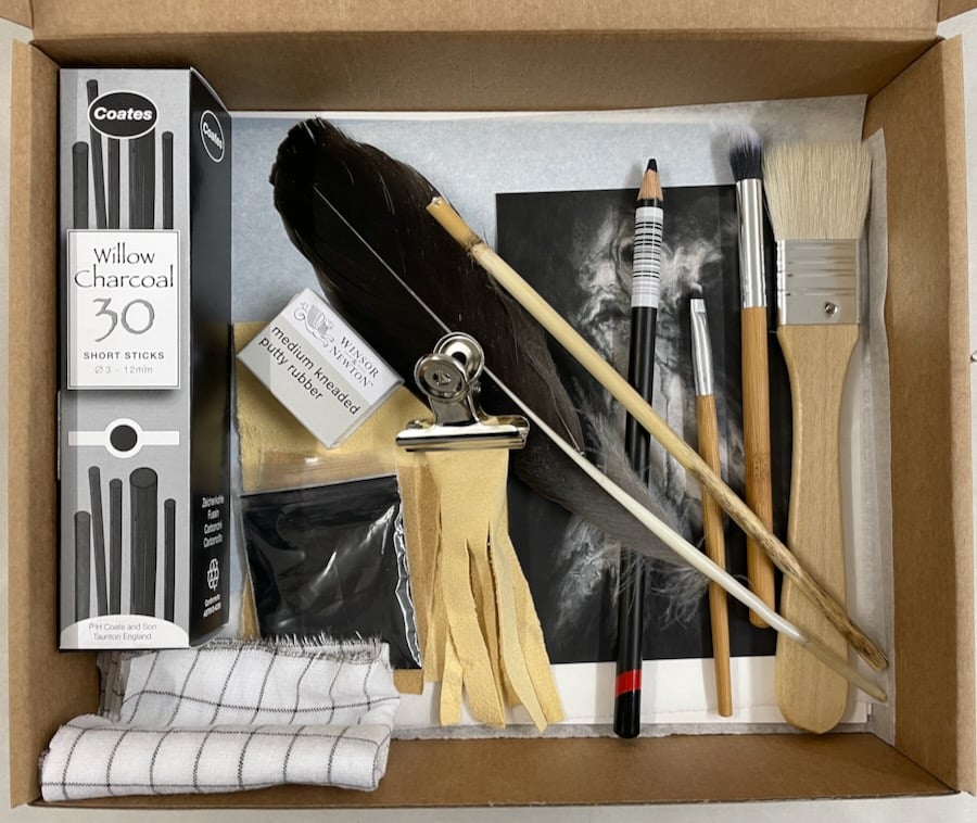 Charcoal drawing kit | Tansy Lee Moir