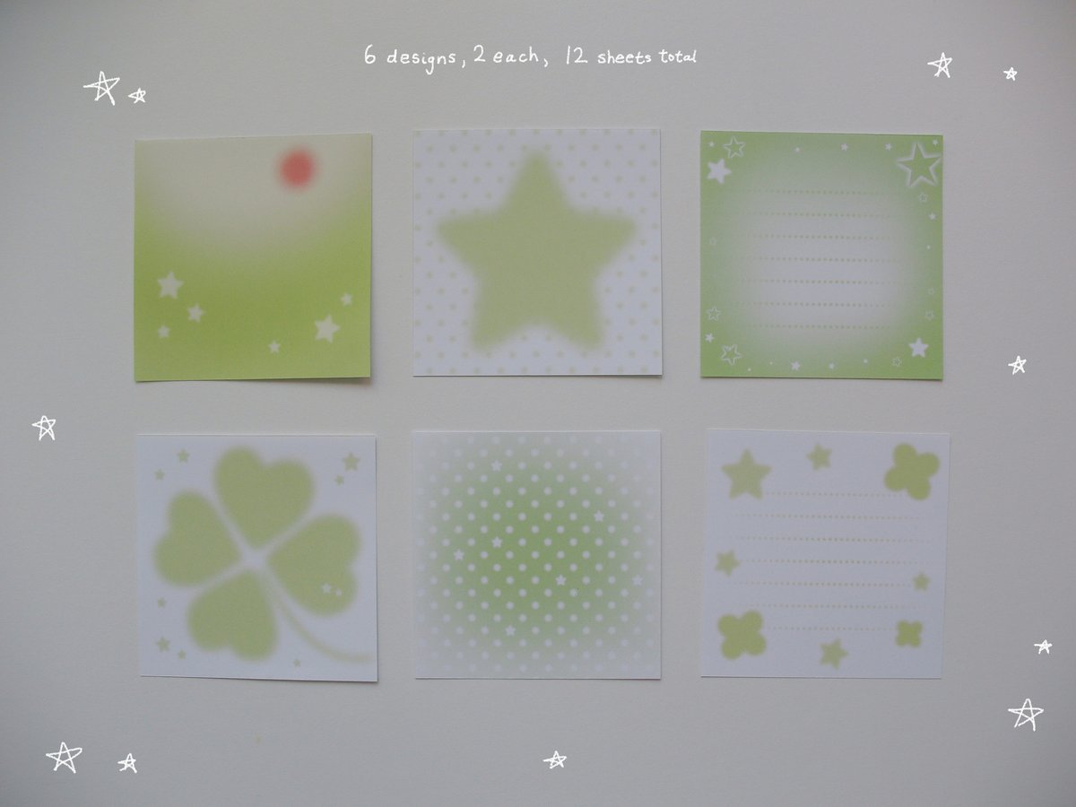 Green Memo Sheets | MiaoYin Studio