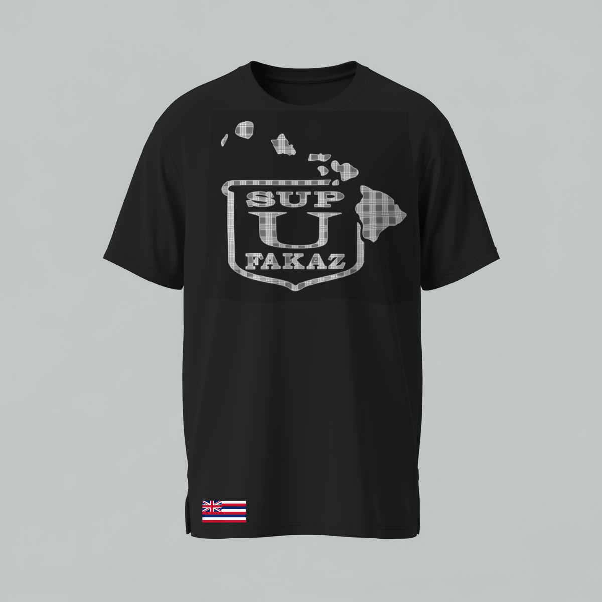 Grey Palaka Sup U Fakaz | CRE8TED2BH8TED WEAR