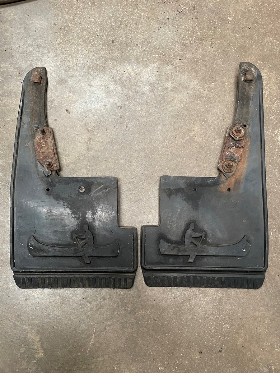 Fiat Panda Sisley 4x4 Genuine Rear Mud Flaps Pair | Scarborough Motor Works