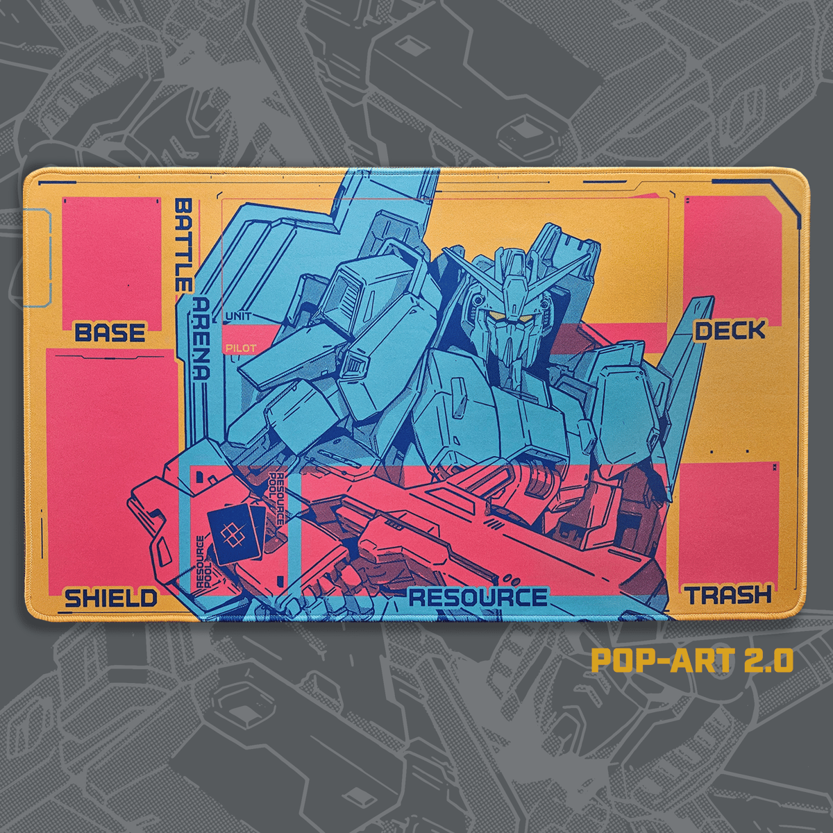 'Zeta' Robot - TCG Playmat | Play Nice Press