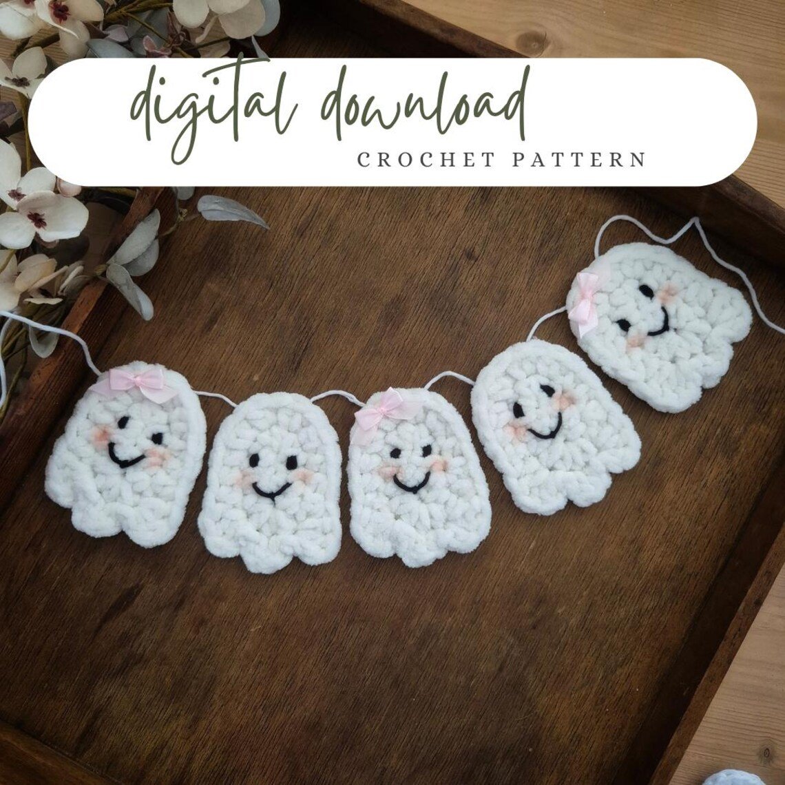 Baby Ghost Crochet Pattern | Blossom and Yarn