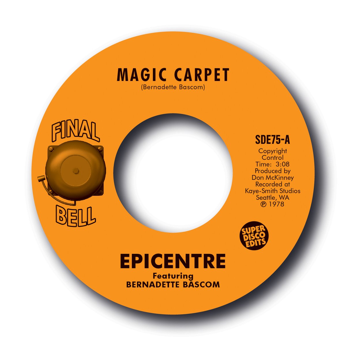 Epicentre Feat Bernadette Bascom "Magic Carpet" Final Bell 45rpm ...