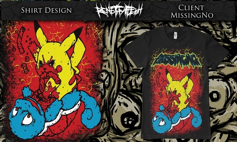 MissingNo Deathcore — Pikachu vs Squirtle