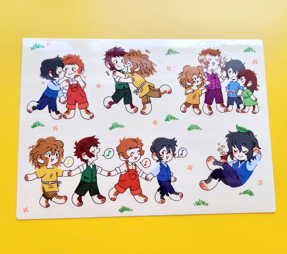 Hobbit Sticker Sheet | Watery Day